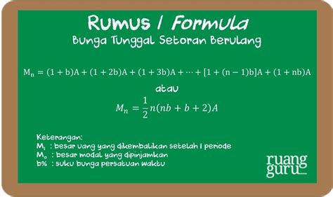 Cara Menghitung Suku Bunga Dalam Matematika Matematika Dasar NBKomputer