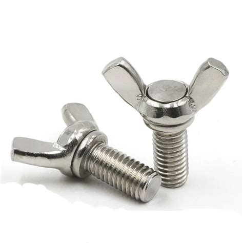 Din A Pcs Stainless Steel Butterfly Bolt Wing Bolt Set Wing
