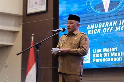 Buka Kick Off Meeting Perencanaan Pembangunan 2025 Idris Tekankan