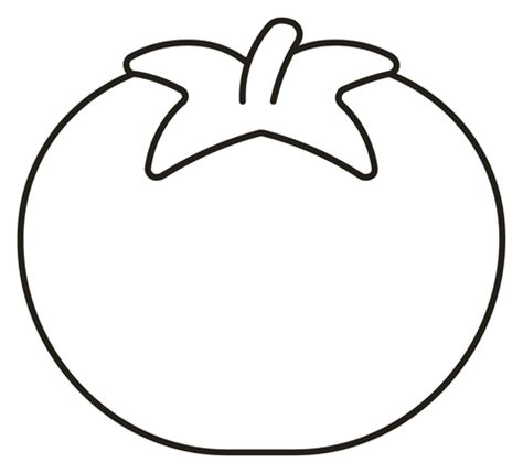 Dibujo De Tomate Para Colorear Dibujos Para Colorear Imprimir Gratis