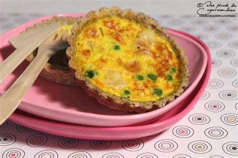 Mini quiches aux petits pois au bacon et à lemmental Recette Ptitchef