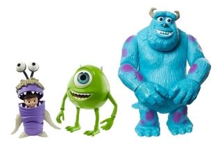 Disney Pixar Kit Monstruoso Monstros S A Boo Sulley Mike Wazolski E