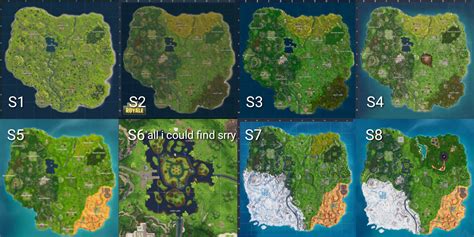 All Seasonal Map Changes R Fortnitebr