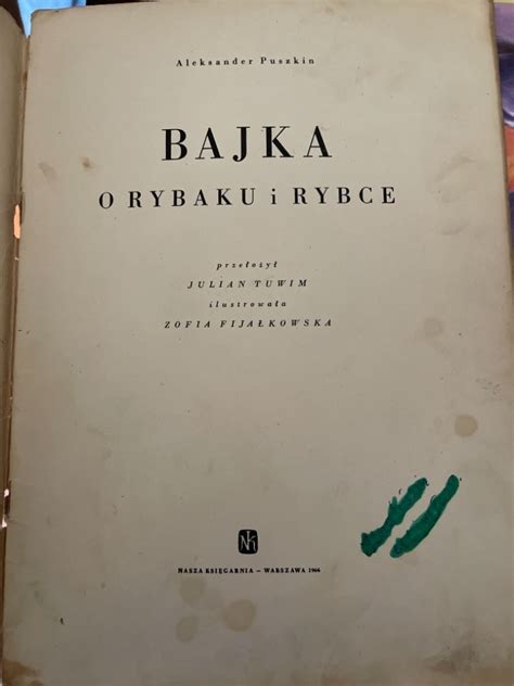 Bajka o rybaku i rybce Aleksander Puszkin Wrocław Licytacja na