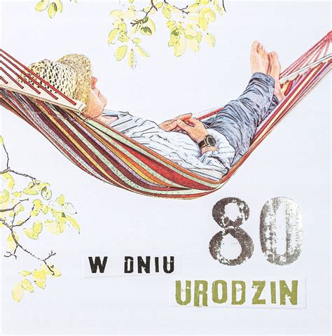 Prezent na 80 urodziny dla mężczyzny Kartka M763 11262857311