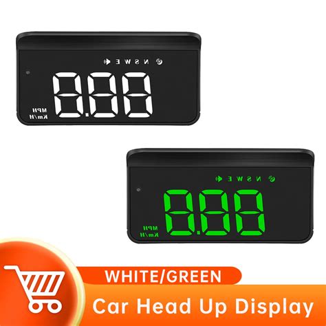 M1 GPS HUD H Z Alarm Sistemi Araba HUD Head Up Display Zerinde Kart