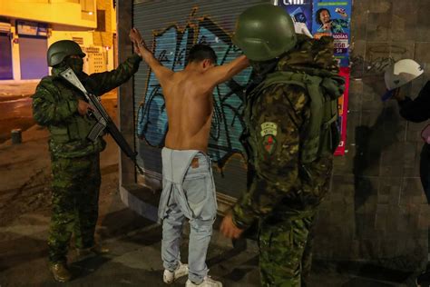Detenidos en Ecuador superan las 1 500 personas tras seis días de