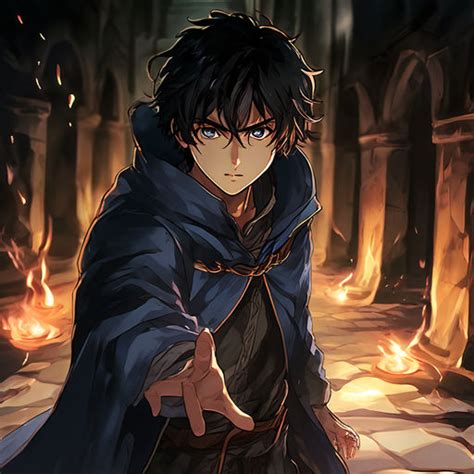 Anime Style Portrayal Of A 20 Year Old Man With Black Hair By Utku
