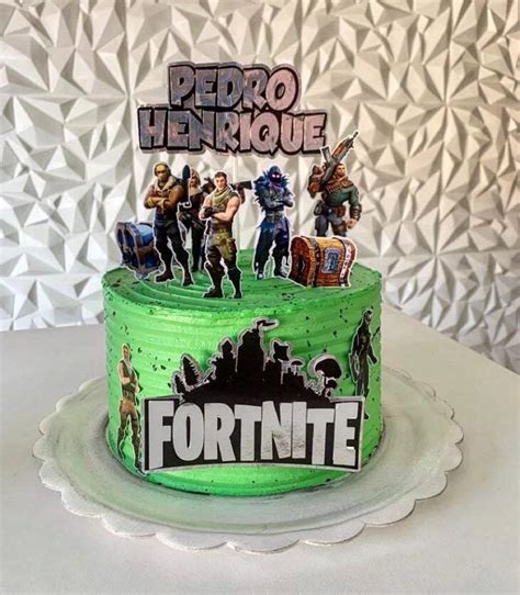 Topo 50 Imagem Bolo Tema Fortnite Br Thptnganamst Edu Vn