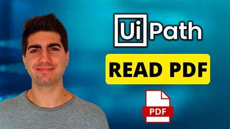 uipath how to read pdf text native and scanned youtube