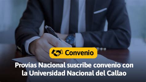 Provías Nacional suscribe convenio con Universidad del Callao