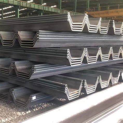 10 5mm Thickness Steel Sheet Pile Type 2 Sy295 Hot Rolled Sheet Piles