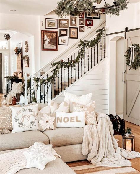 Neutral Farmhouse Living Room With Sliding Barn Door Soul Lane