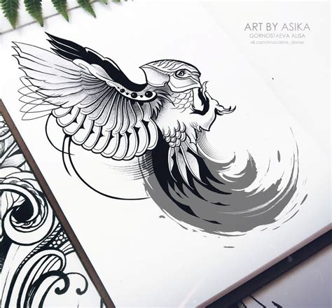 Только эскизы тату Татуировка Sketch tattoo s photos 44 356