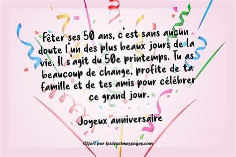 Textes Et Messages Anniversaire Ans Ans Il S Agit Du E