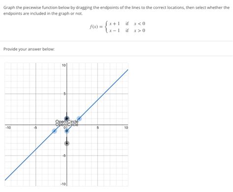 [solved] graph the piecewise function below by dragging t