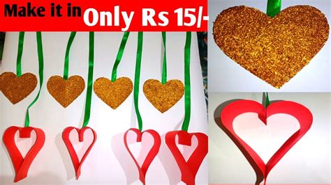 Easy Decoration Ideas DIY Valentines Day Decoration Handmade