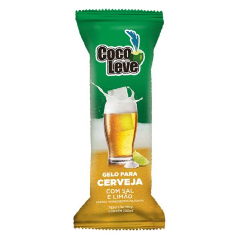 GELO PARA CERVEJA SAL E LIMAO CX 30 X 190G COCO LEVE