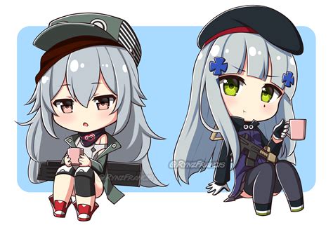 Hk416 And G11 Girls Frontline Drawn By Rynzfrancis Danbooru