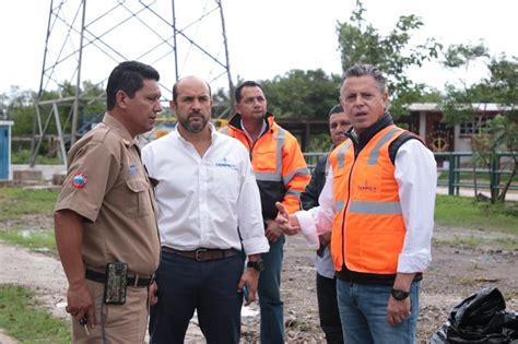 Supervisa Chucho Nader Operación del Dique de Contención Construido en