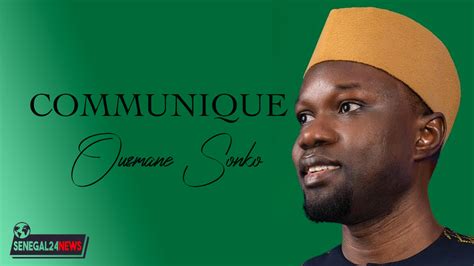 Sénégal Le parti politique Pastef Les Patriotes vient de publié un