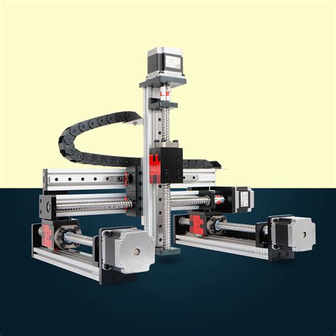 linear motion system rail guide xyz stage multi axis gantry robot 3 axis cnc motorized table