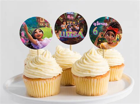 Encanto Cupcake Toppers Template Printable Encanto Cupcake Picks
