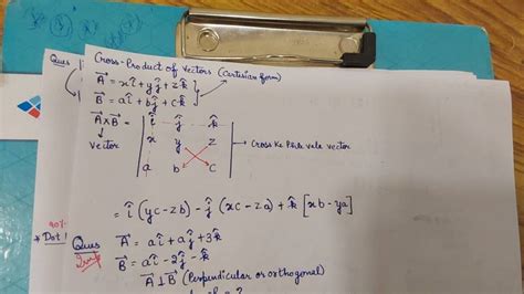 ques cross product of vectors cartesian form [ begin{array}{l} left