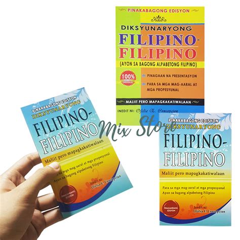 Filipino Filipino Grammar Pocket Size Dictionary Tagalog Guide Book