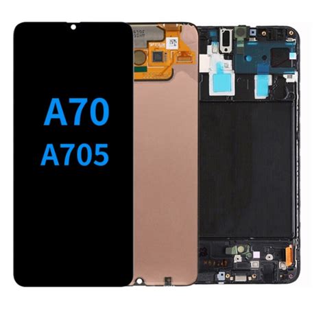 Tela Touch Display Frontal Para Galaxy A70 A705 Aro Nacional