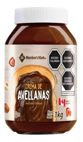 Crema De Avellana Bote Kg Tipo Nutella Members Mark Kg En Venta