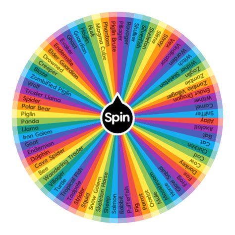 Every Mob In Minecraft 1 20 Spin The Wheel Random Picker
