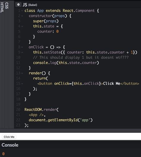 Состояние и setstate в react otus