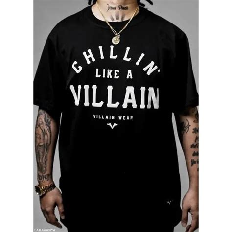 VILLAIN Wear Chillin Like A Villain Cotton Shirt Quality Lazada PH