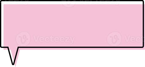 Pink Quotes Box Speech Bubble Text Box Decoration 11154590 PNG