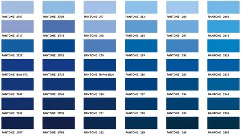 Pms Color Chart Blue