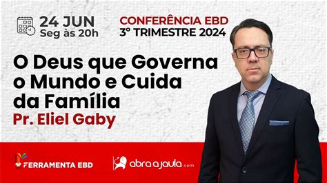 O Deus Que Governa O Mundo E Cuida Da Fam Lia Pr Eliel Gaby