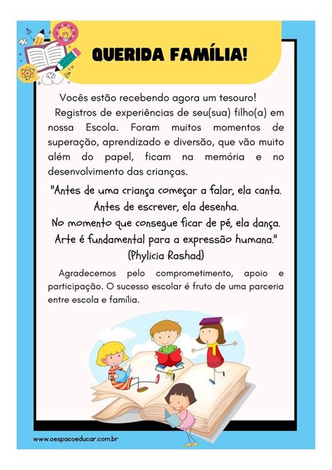 Educa O Infantil Mensagem Para Entrega De Atividades Do Aluno Blog