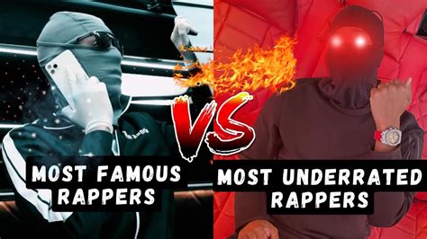 Uk Drill Gangs Most Famous Rappers Vs Gangs Most Underrated Rappers
