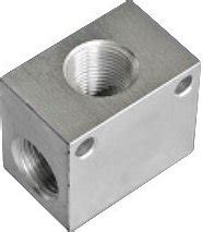 60 0151 12 Trójnik gwintowany typu T kostka G 1 2 GW aluminium