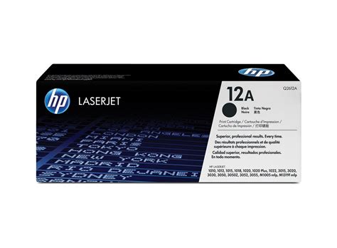 HP 12A Q2612A Black Original LaserJet Toner Cartridge HP Store Canada