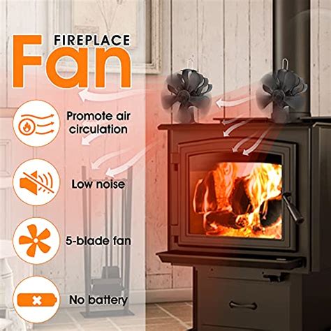 Ventilateur de poêle à bois ventilateur de cheminée pour poêle à bois