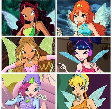 Aisha Layla Bloom Flora Musa Tecna And Stella Winx Club Winx