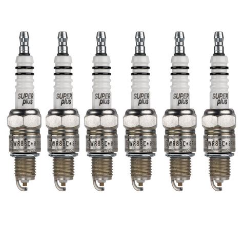 Bosch OE Specialty Set Of 6 Super Plus Spark Plugs For Volvo 164 73 75
