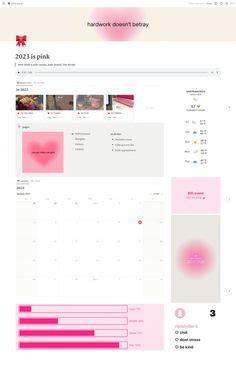 Pink Aesthetic That Girl Manifesting Organizing Organizer Tik Tok