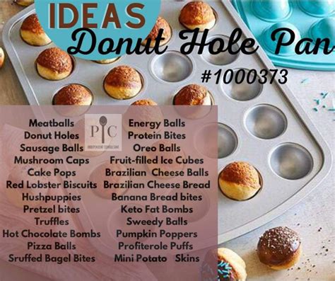 Ideas For Pampered Chef Donut Hole Pan Pampered Chef Recipes