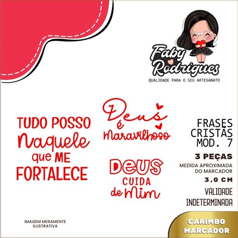 Marcador De Frases Crist S Mod Sc Faby Rodrigues