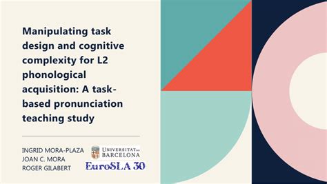 pdf manipulating task design and cognitive complexity for l2 phonological acquisition a task