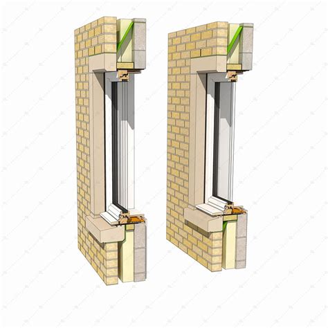 Dl Partial Fill Mm Masonry Cavity Wall Window Detail
