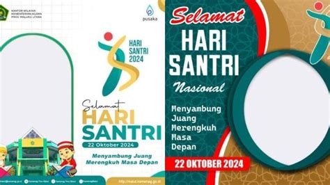 20 LINK Twibbon Hari Santri 2024 Menarik Lengkap Cara Menggunakannya